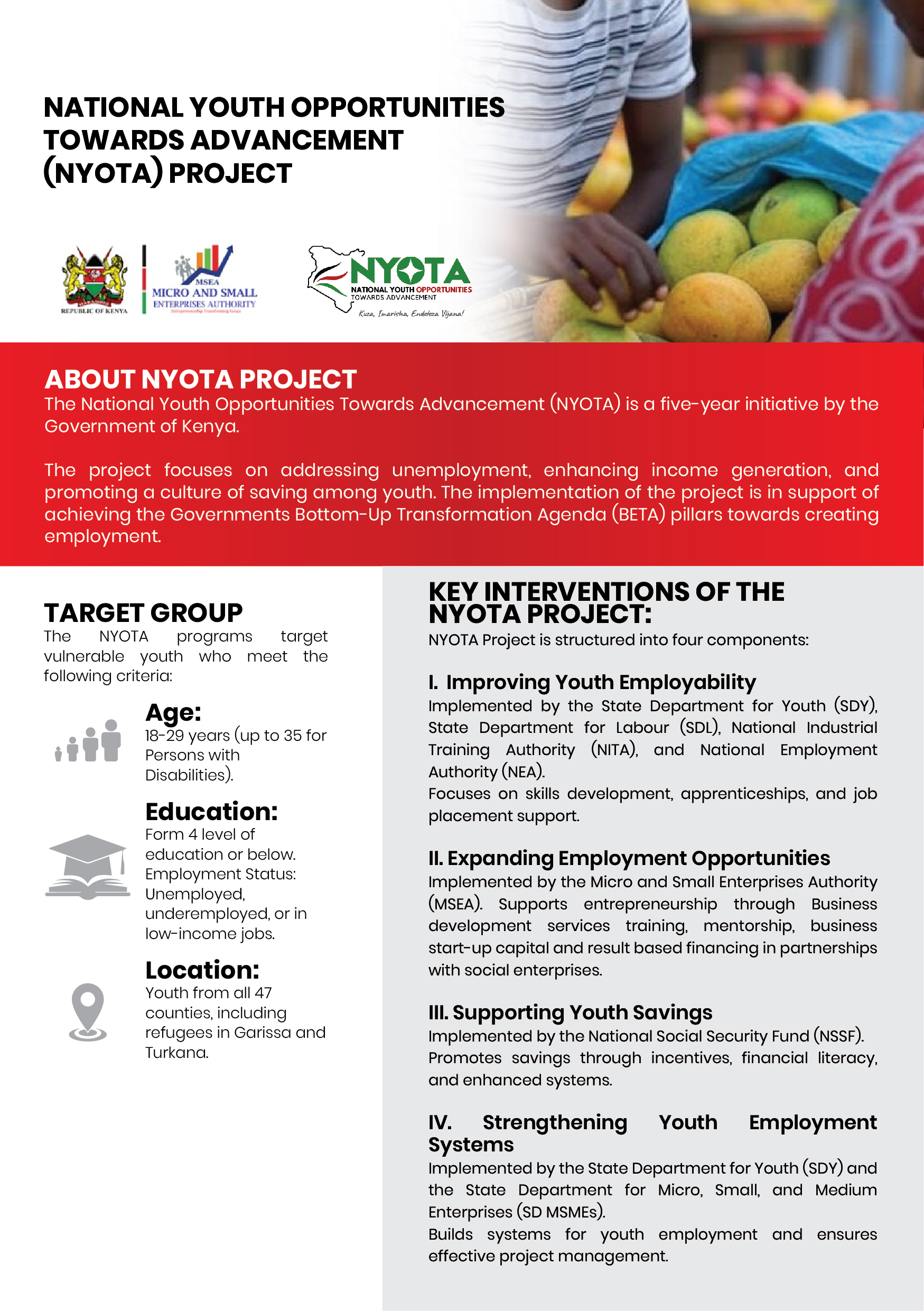 NYOTA PROJECT - MSEA